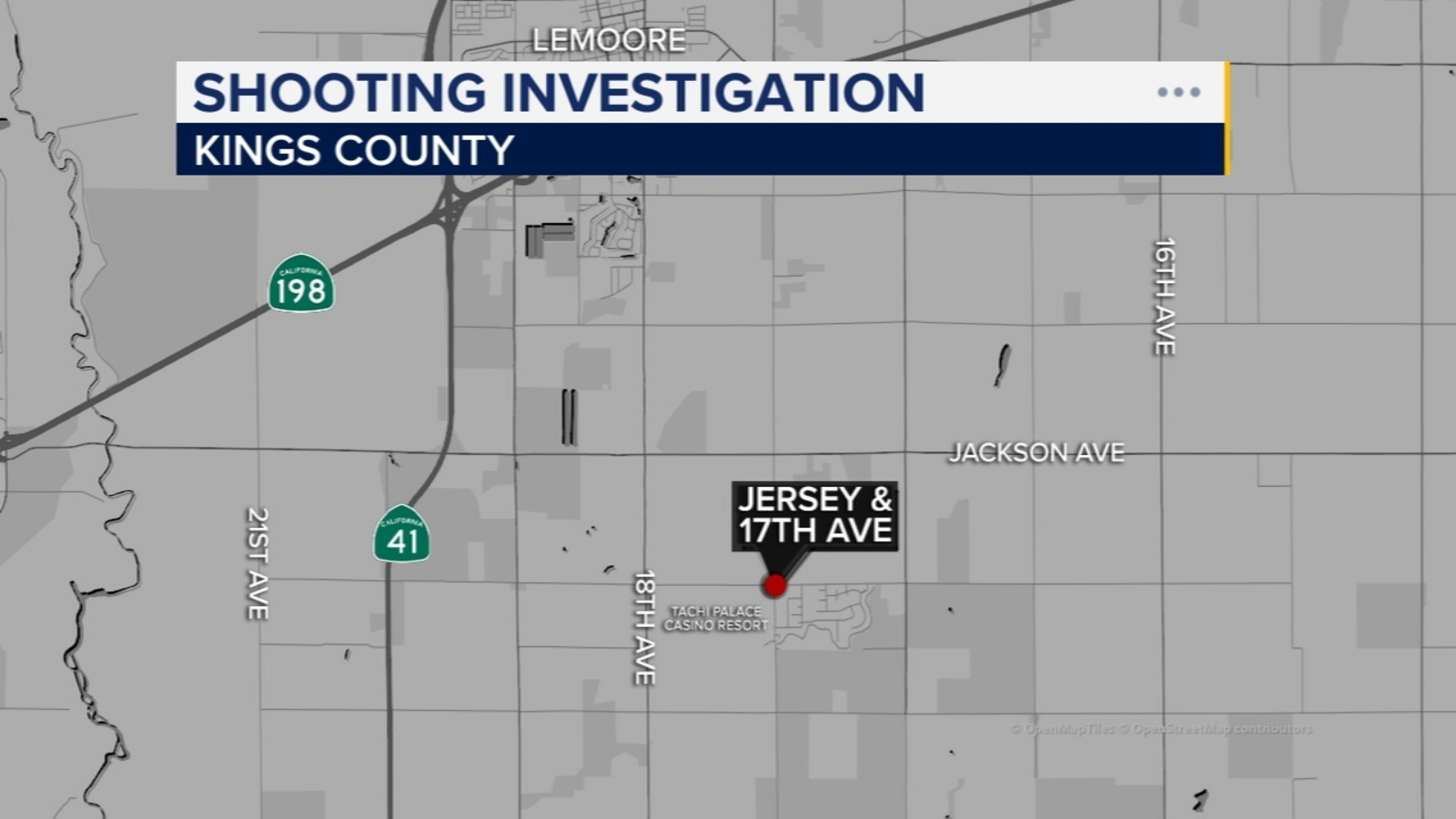 Man hospitalized following shooting in Kings County - ABC30 Fresno