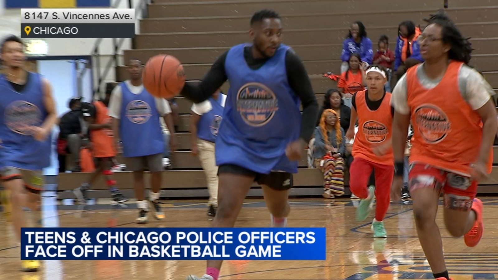 Chicago Police Department officers, teens play basketball game at ...
