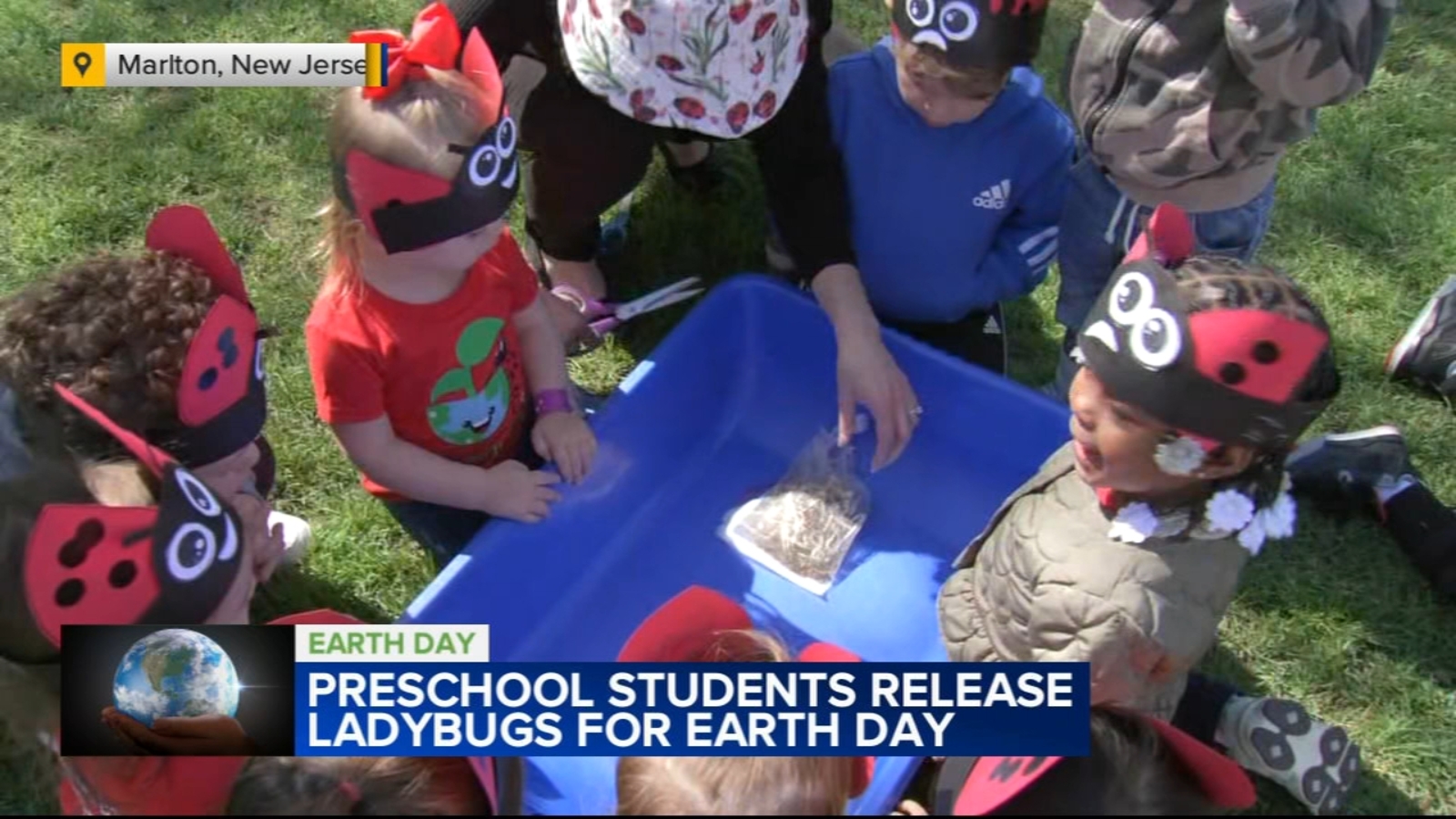 New Jersey preschool students release 6,000 ladybugs for Earth Day ...