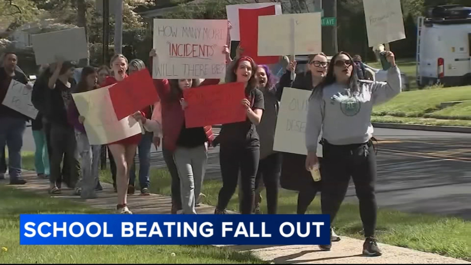 Pennbrook Middle School attack: Protest held outside North Penn ...