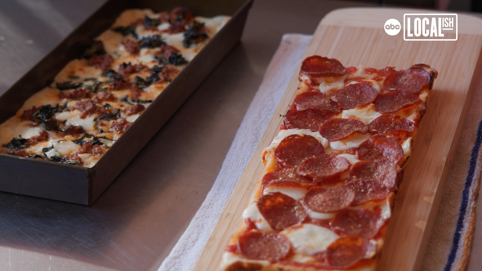 Here's the inside slice on Mochiko Mochi Pizza, the first mochi pizza ...