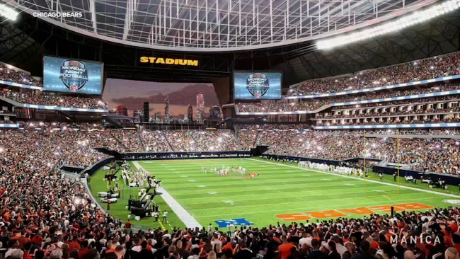 Chicago Bears stadium proposal unveiled in press conference; team says ...
