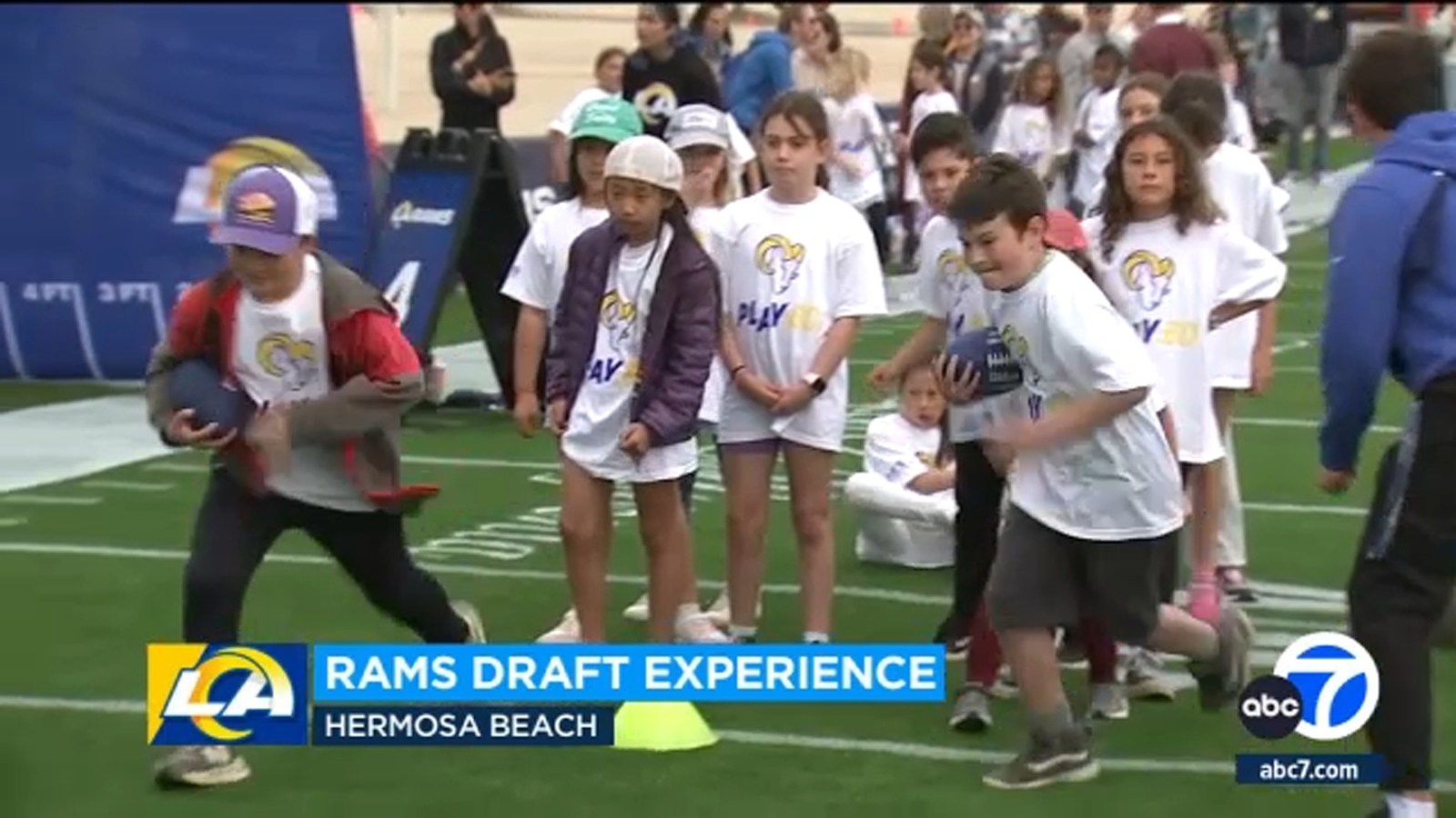 Rams bring NFL Draft fun to Hermosa Beach with special 2-day 'Draft ...