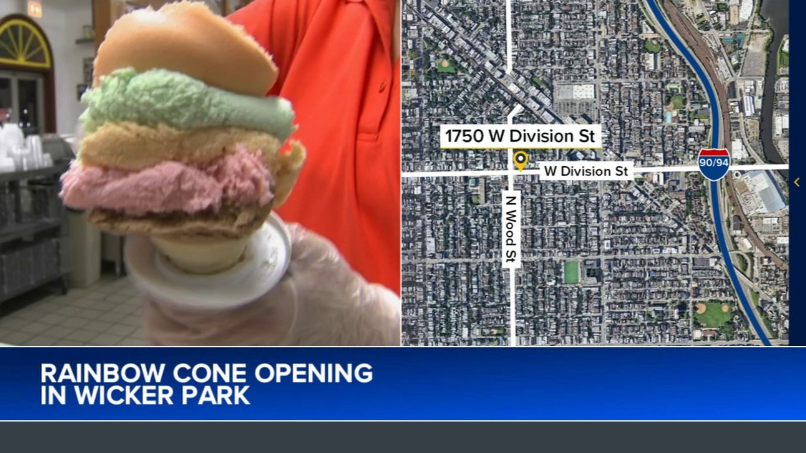 The Original Rainbow Cone opening Wicker Park location, in old Caffe ...