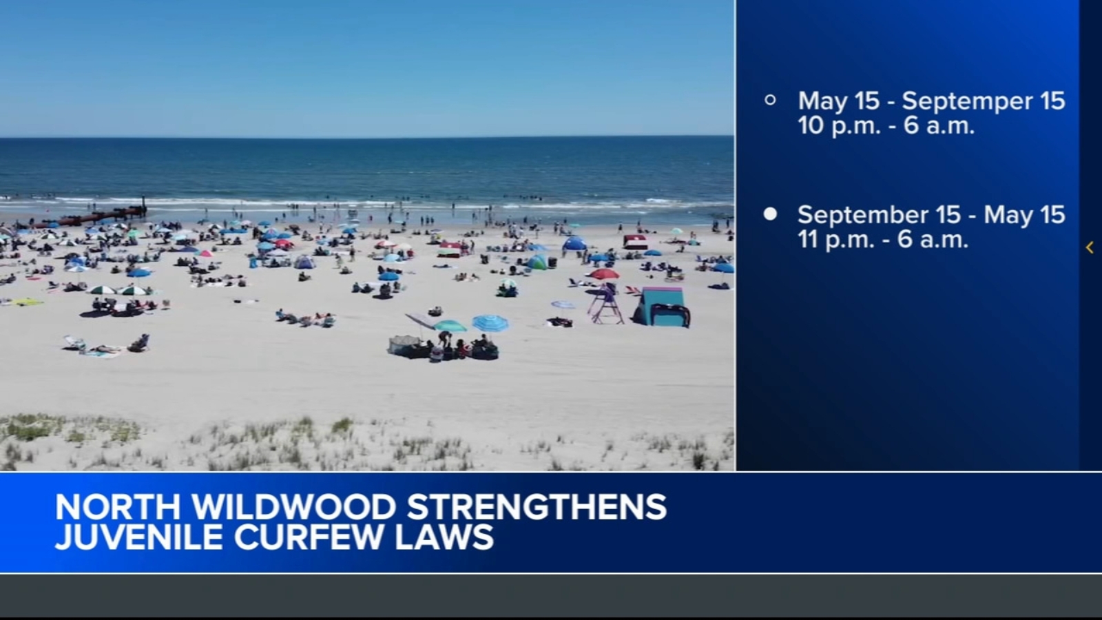 North Wildwood strengthens juvenile curfew laws ahead of summer season ...