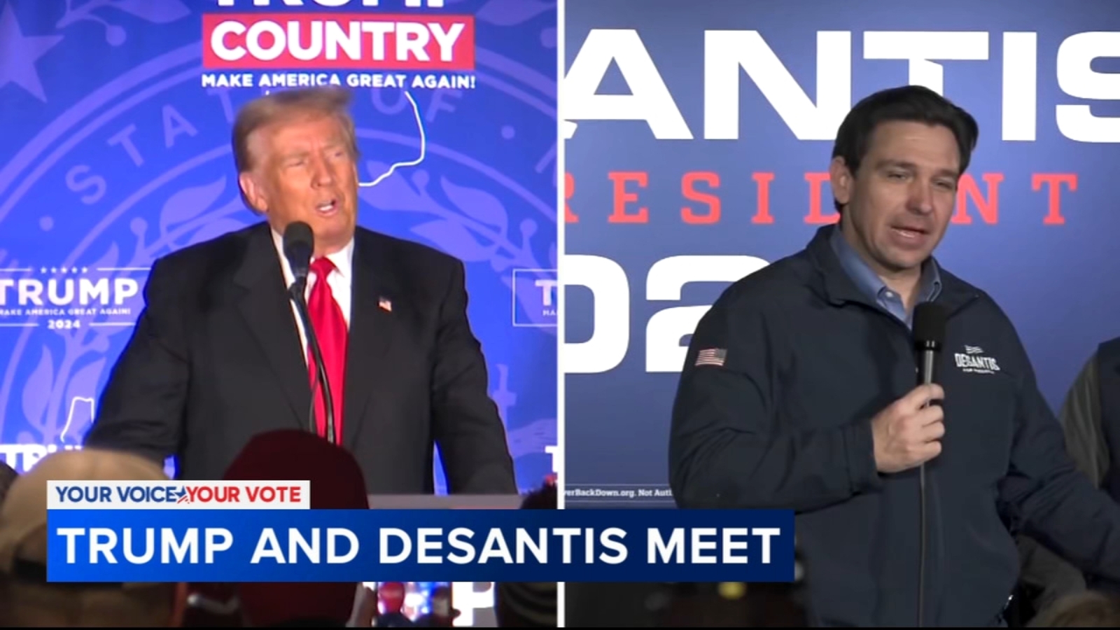 Donald Trump and Ron DeSantis meet to 'bury the hatchet' after 2024 ...