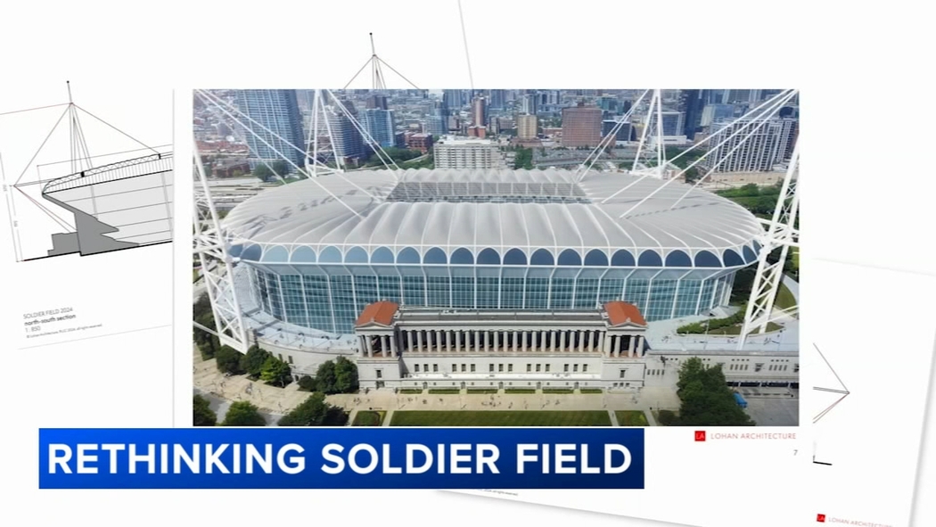 Soldier Field Chicago Bears Installing New Turf At Soldier Field Ahead