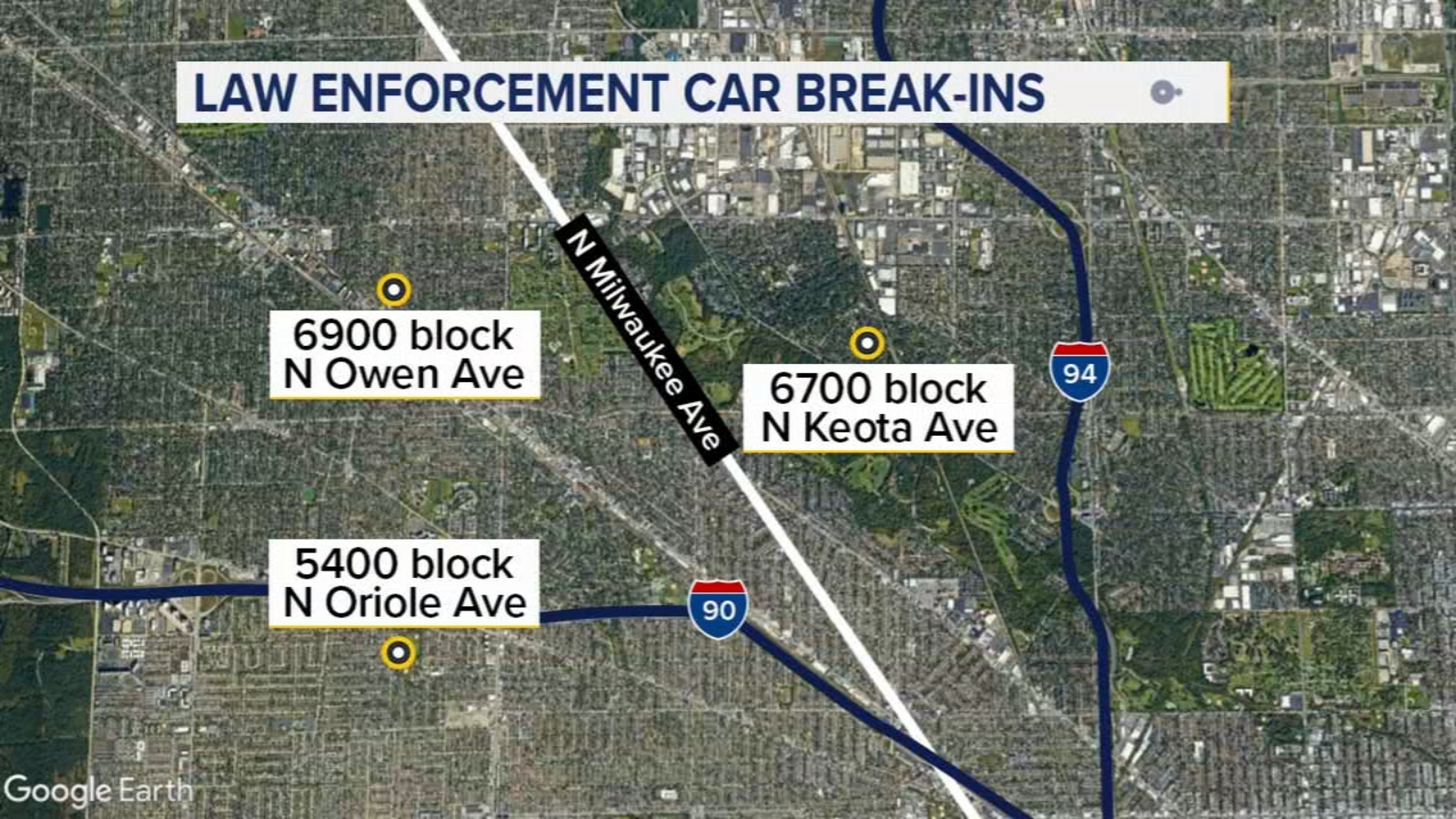 Chicago crime alert: Thieves target law enforcement vehicles in Edison ...