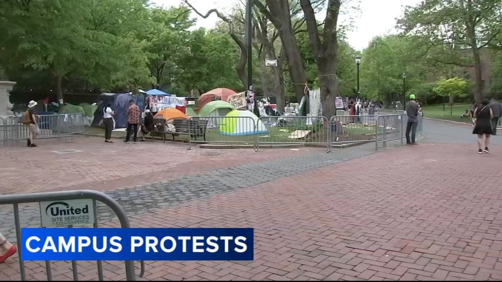 Pro-Palestinian protest on University of Pennsylvania's campus ...