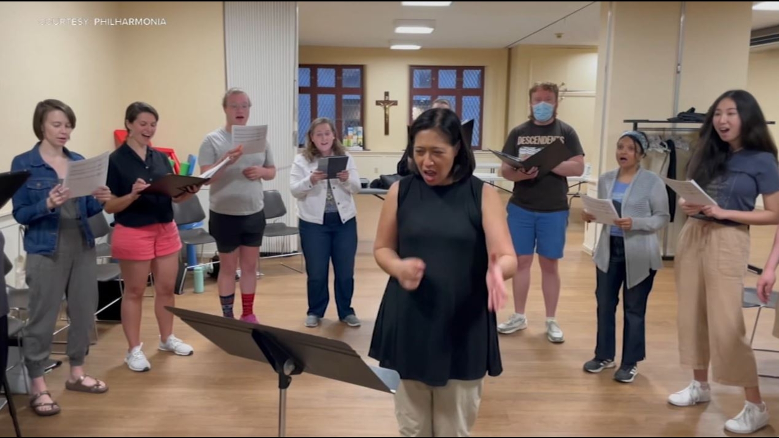 PhilHarmonia performs a cappella version of Action News' theme song ...