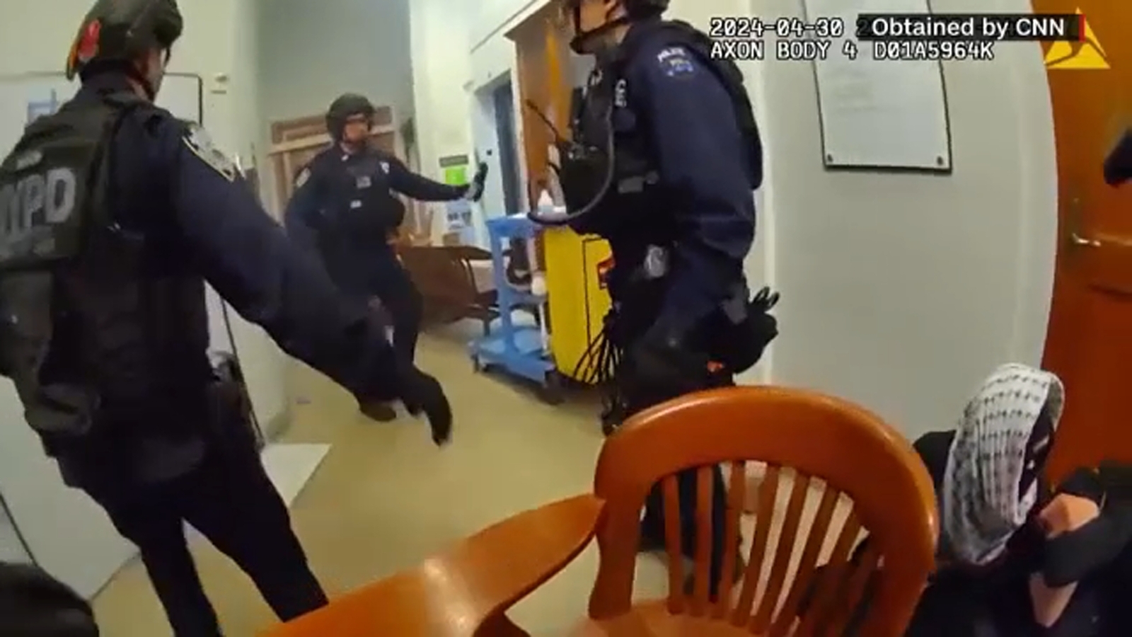 Columbia University protests: NYPD officer's gun discharged at Hamilton ...