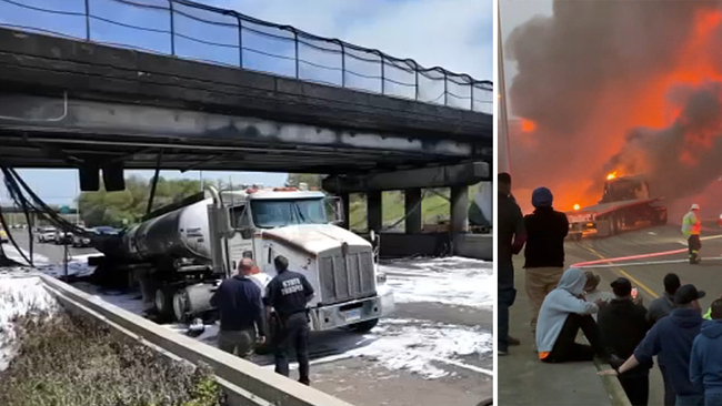 Connecticut I-95 tanker fire: Live camera shows demolition, cleanup of ...