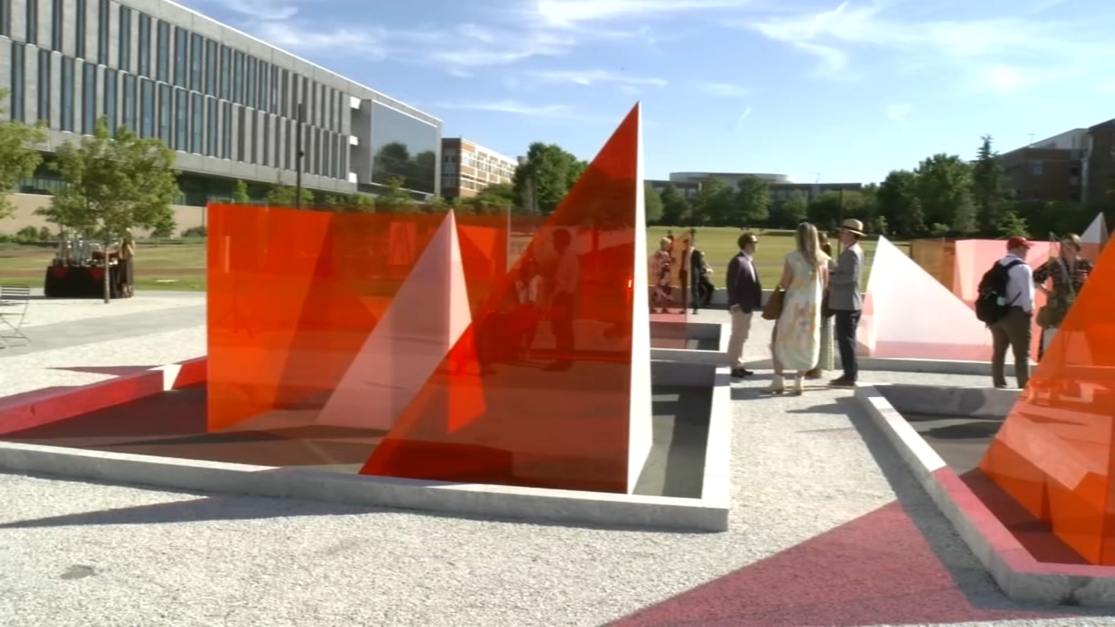 Larry Bell | Outdoor art installation at NC State's Centennial Campus ...