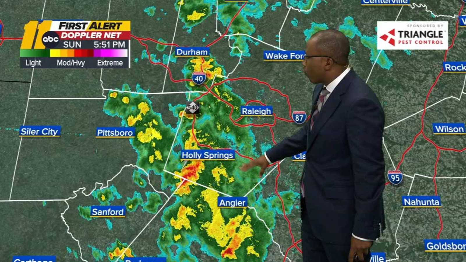 NC Weather Forecast: Scattered showers, storms continue march across ...