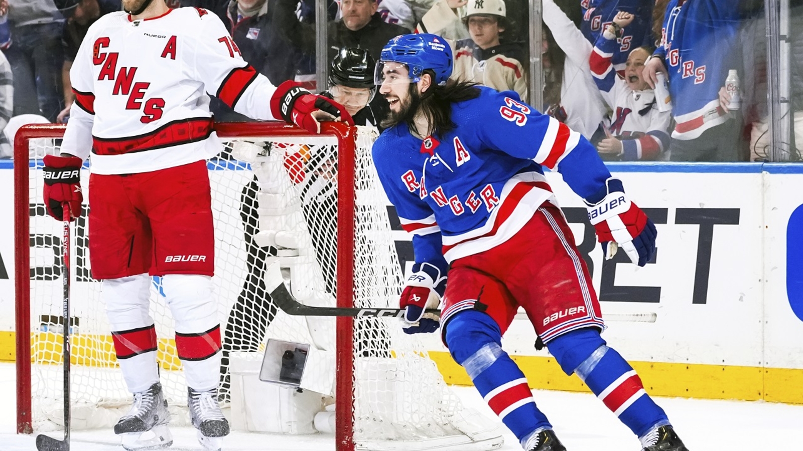 Stanley Cup Playoffs: Rangers defeat Hurricanes 4-3 in Game 1 of second ...