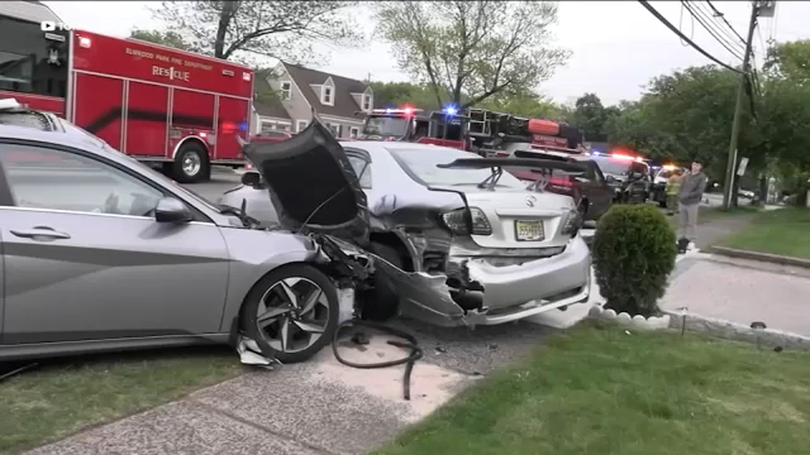 NJ crash: Driver accused of DWI after eight-vehicle pileup in Elmwood ...