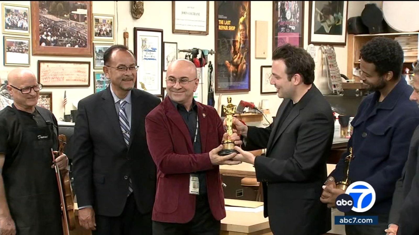 Oscar now on display at LAUSD's real-life 'Last Repair Shop' featured ...