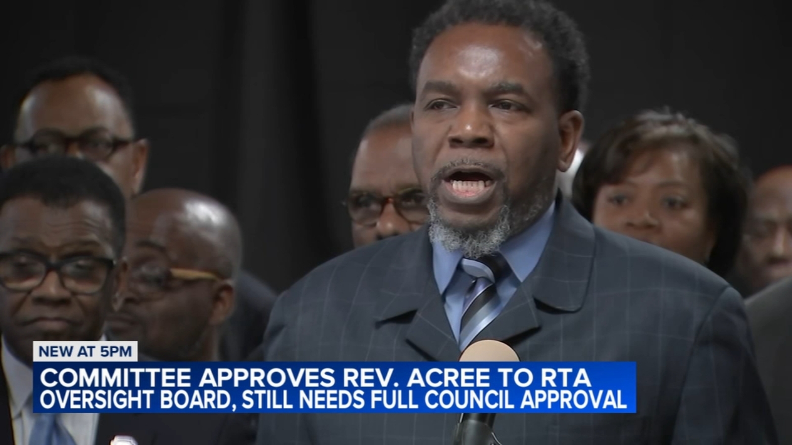 Chicago Mayor Brandon Johnson RTA board nominee, Rev. Ira Acree, coming ...