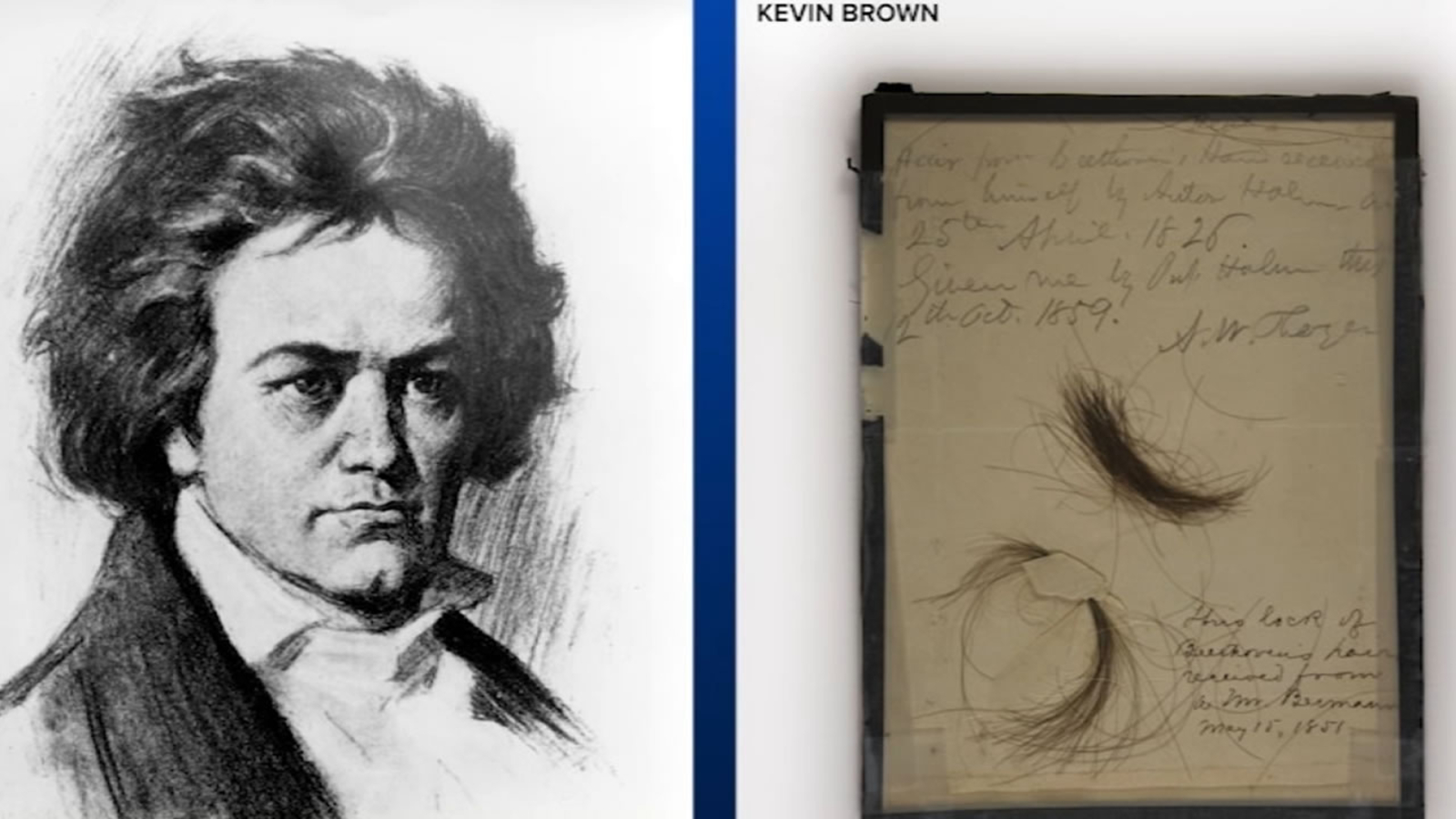 What caused Beethoven's death? Locks of hair once displayed at SJSU ...