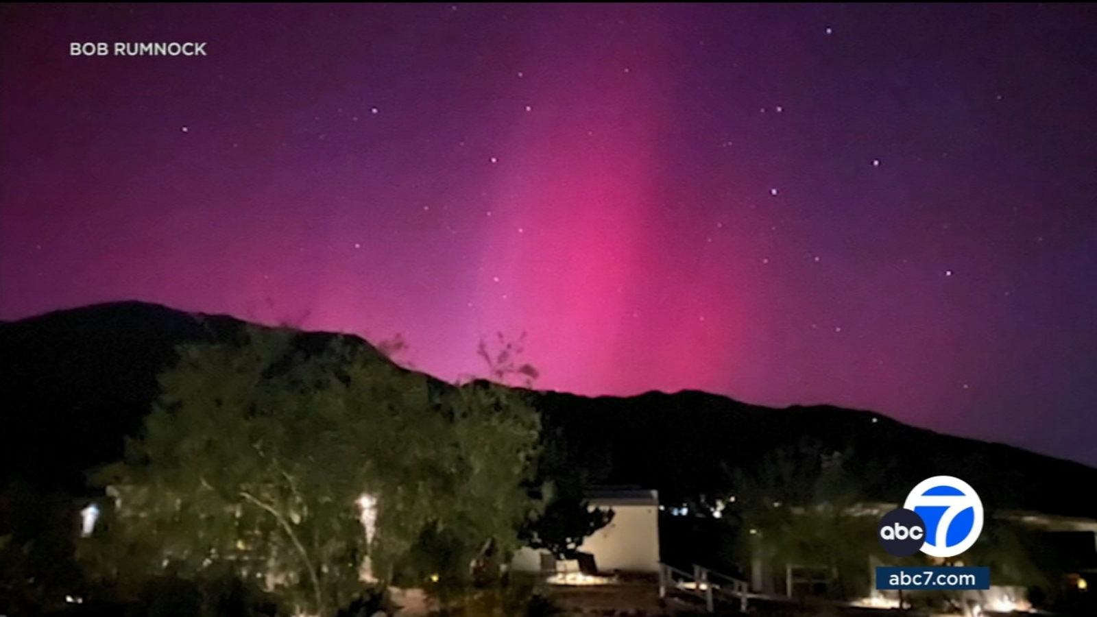 Solar storm puts on brilliant northern lights show in San Bernardino ...