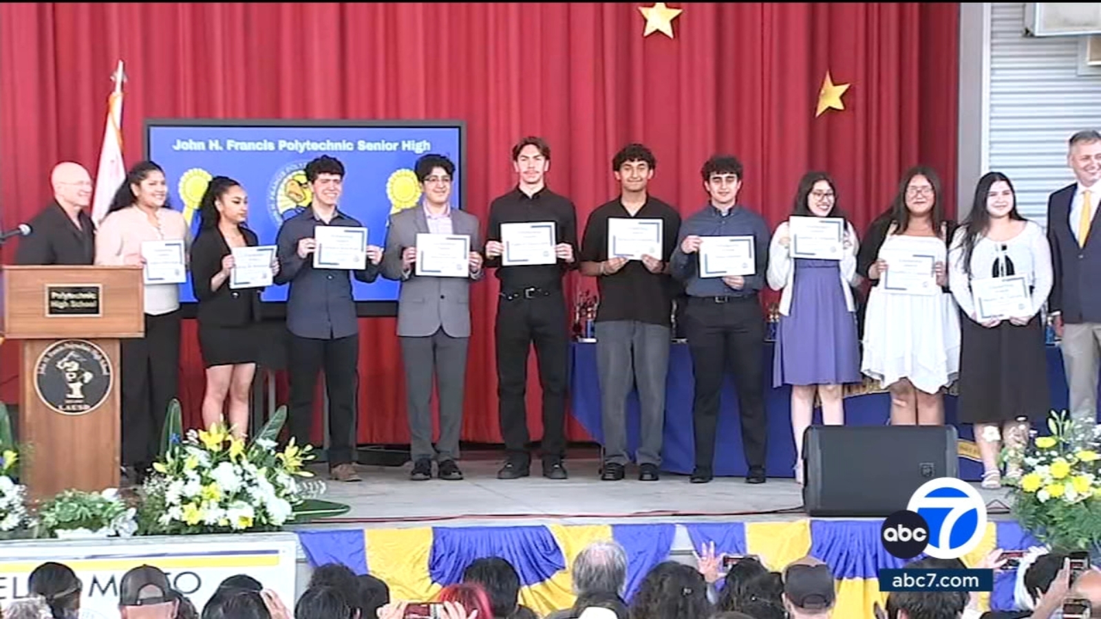 10 seniors at John H. Francis Polytechnic High School in Sun Valley get full rides to college ...