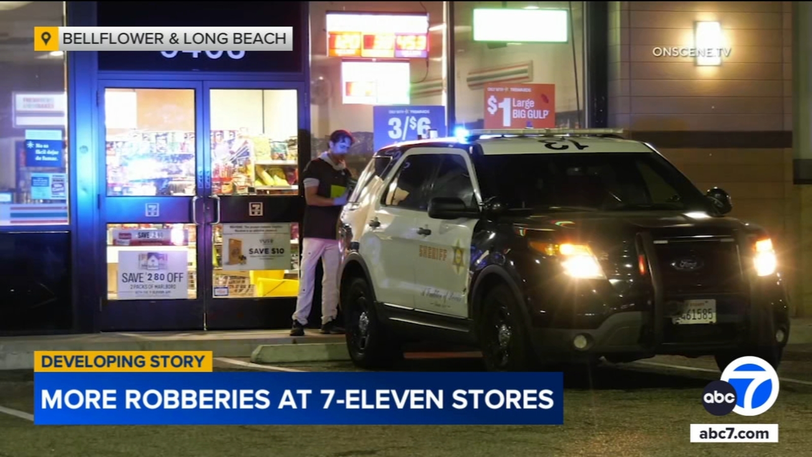 7-Eleven stores robbed overnight in Long Beach, Bellflower - possibly ...