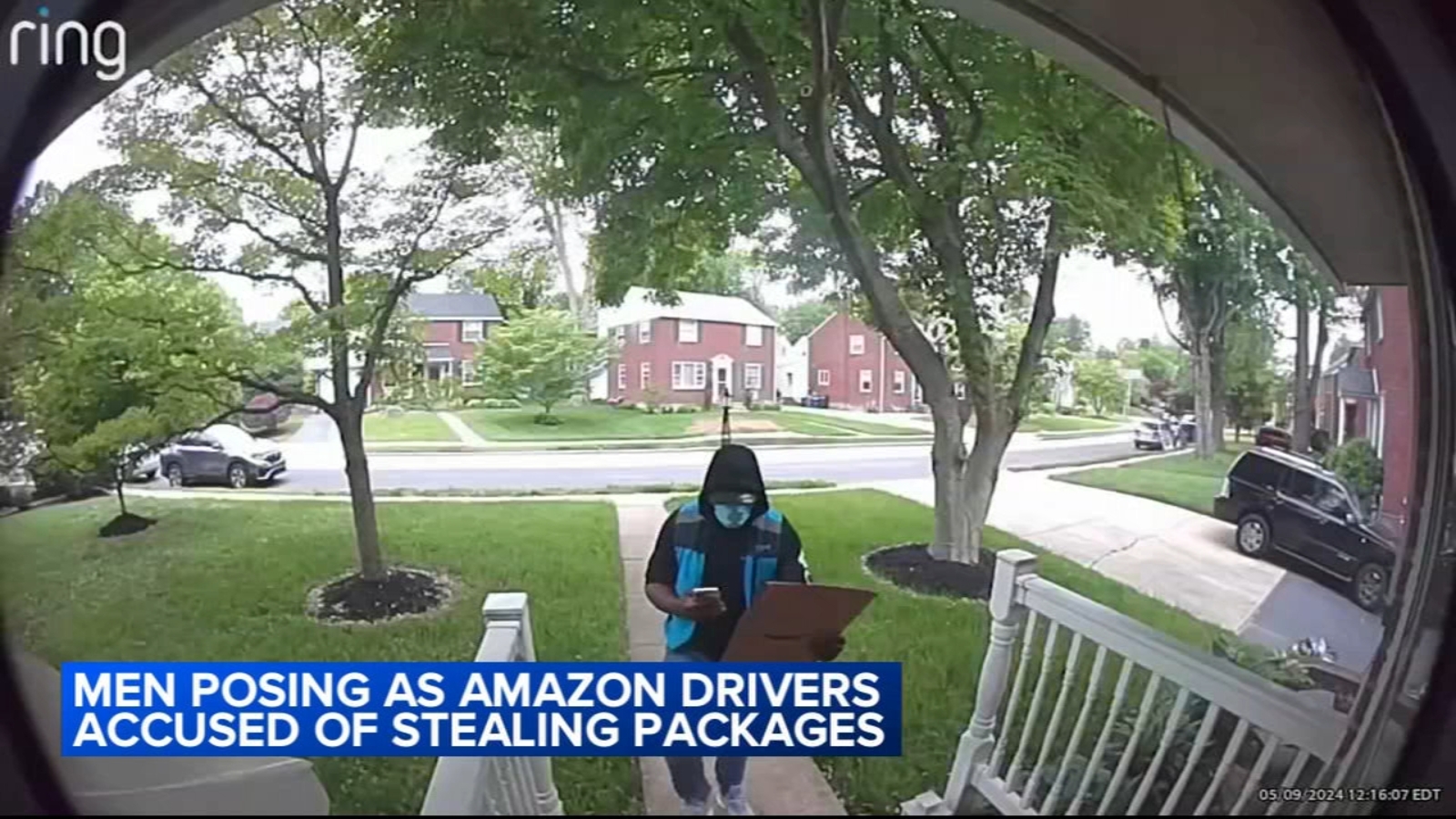 Pennsylvania porch pirates posing as Amazon drivers wanted for thefts ...
