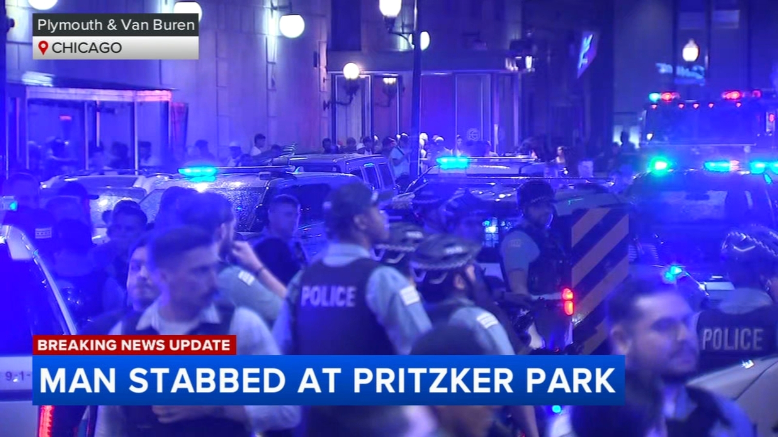 Stabbing in Chicago's Pritzker Park in Loop draws huge police response ...
