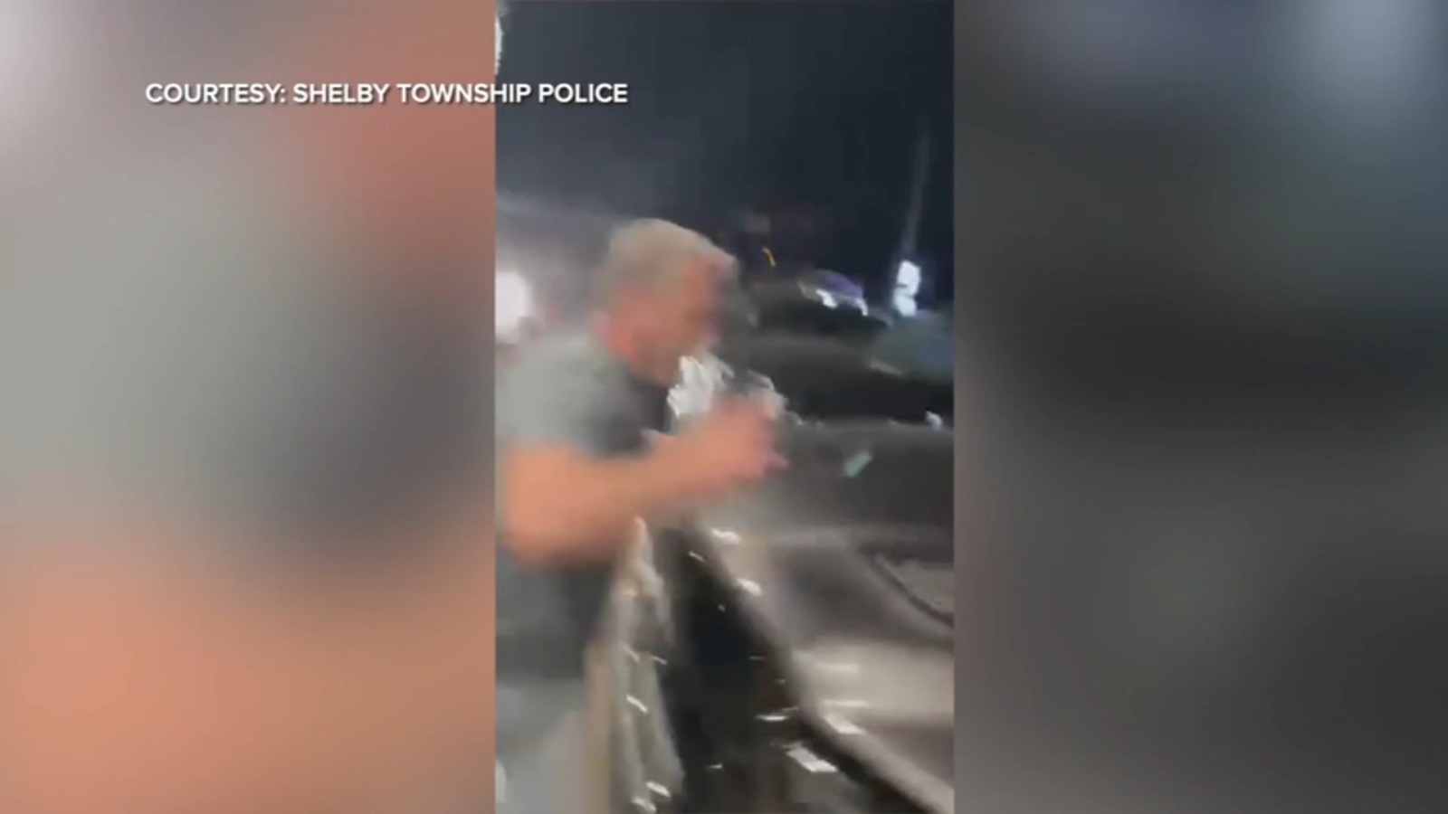 Reckless driving: Pickup truck crash damages multiple vehicles outside ...