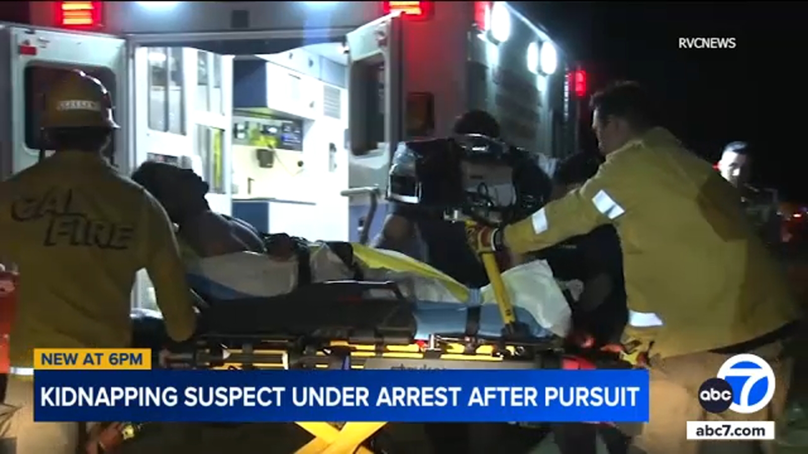 Kidnapping suspect arrested after lengthy chase from Inland Empire to San Diego County - ABC7 ...