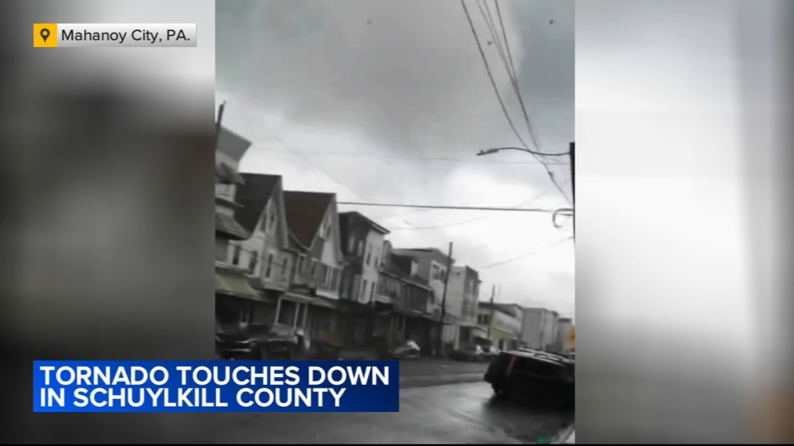 EF-1 Tornado touches down in Schuylkill County's Mahanoy City amid severe weather on Memorial ...
