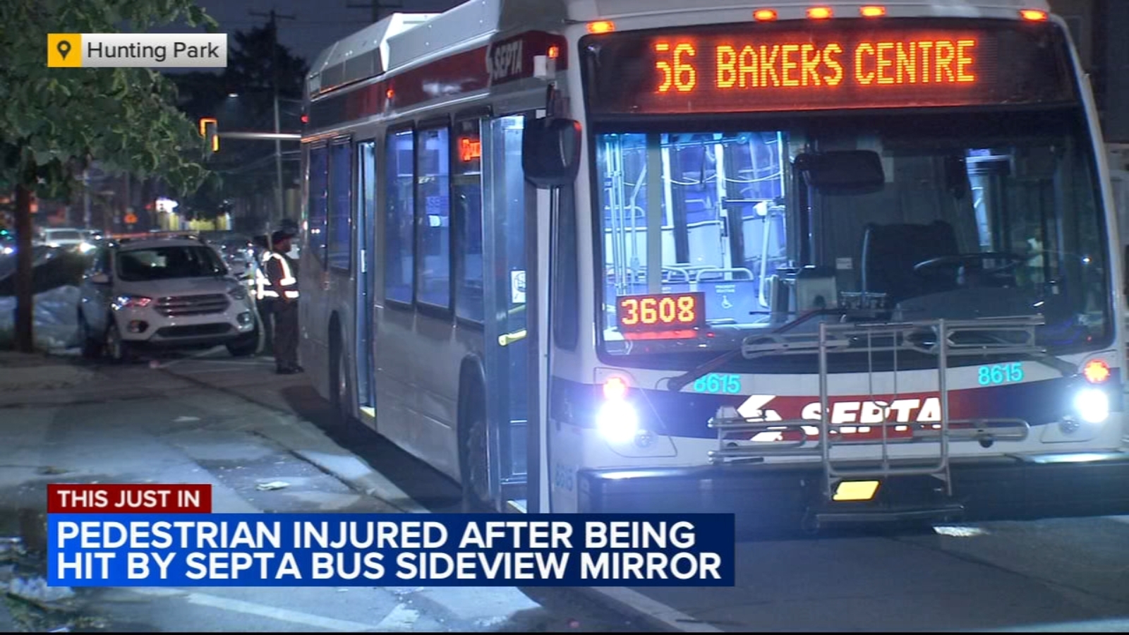Pedestrian injured after being struck by SEPTA bus side mirror in ...