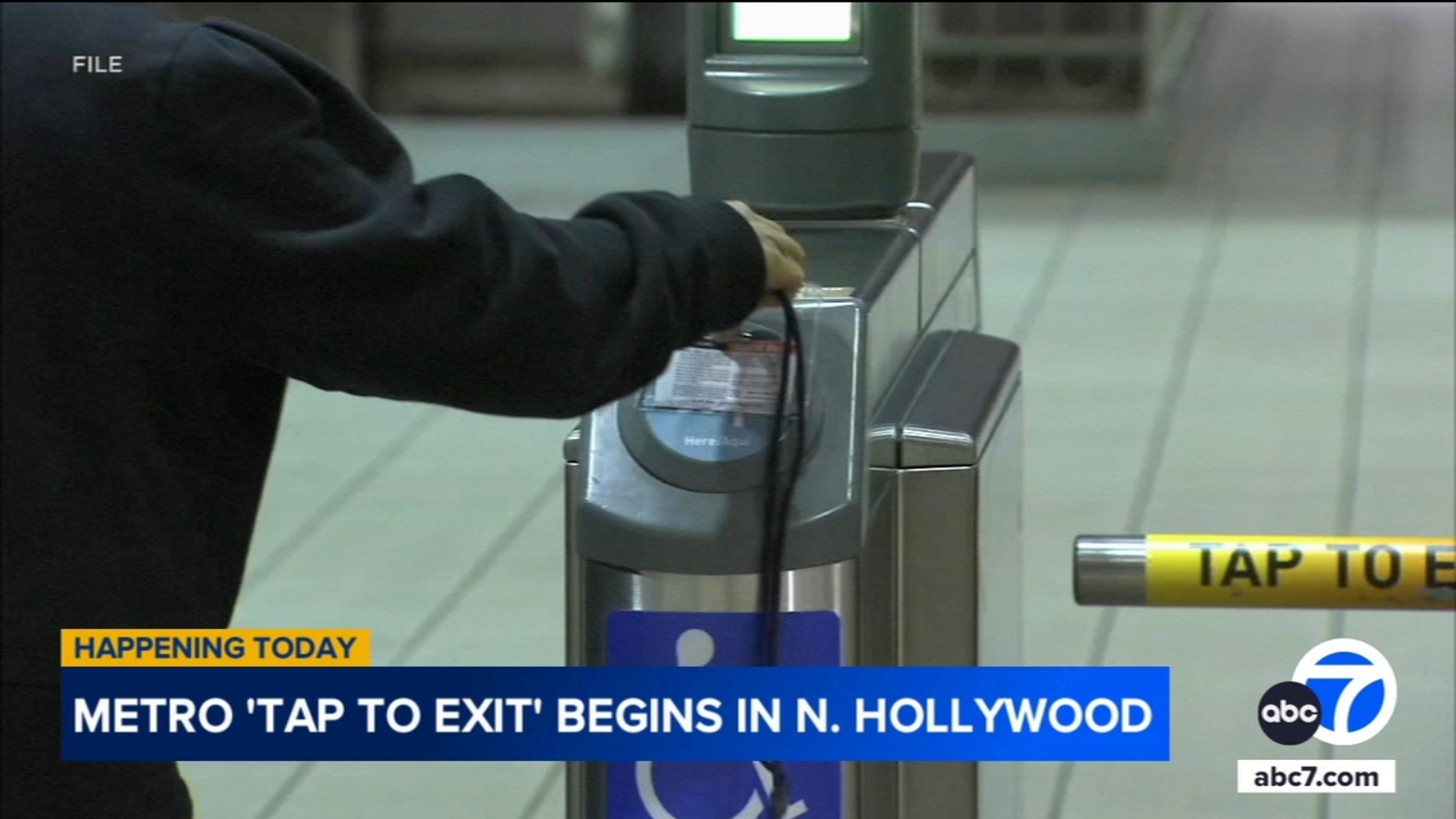 Metro launches 'tap to exit' pilot program at North Hollywood B Line ...