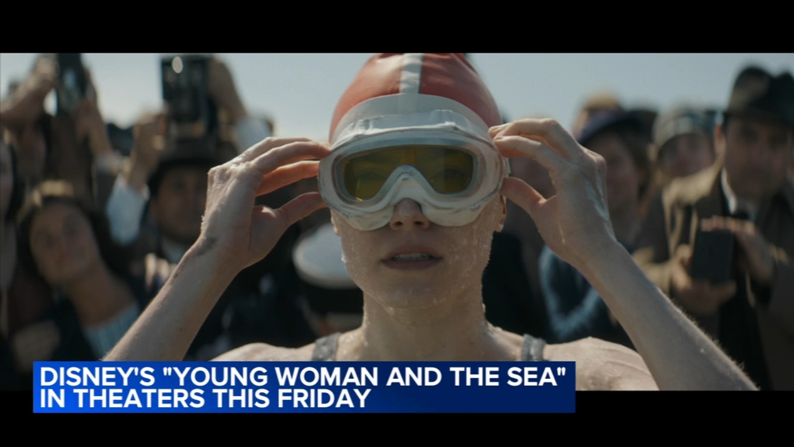 Daisy Ridley dives into role as historic swimmer Trudy Ederle in Disney ...