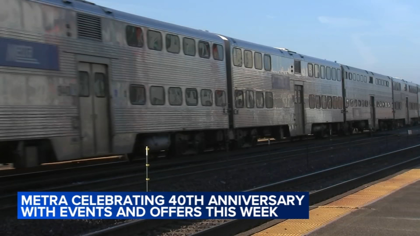 Metra celebrating 40th anniversary this week with special offers ...