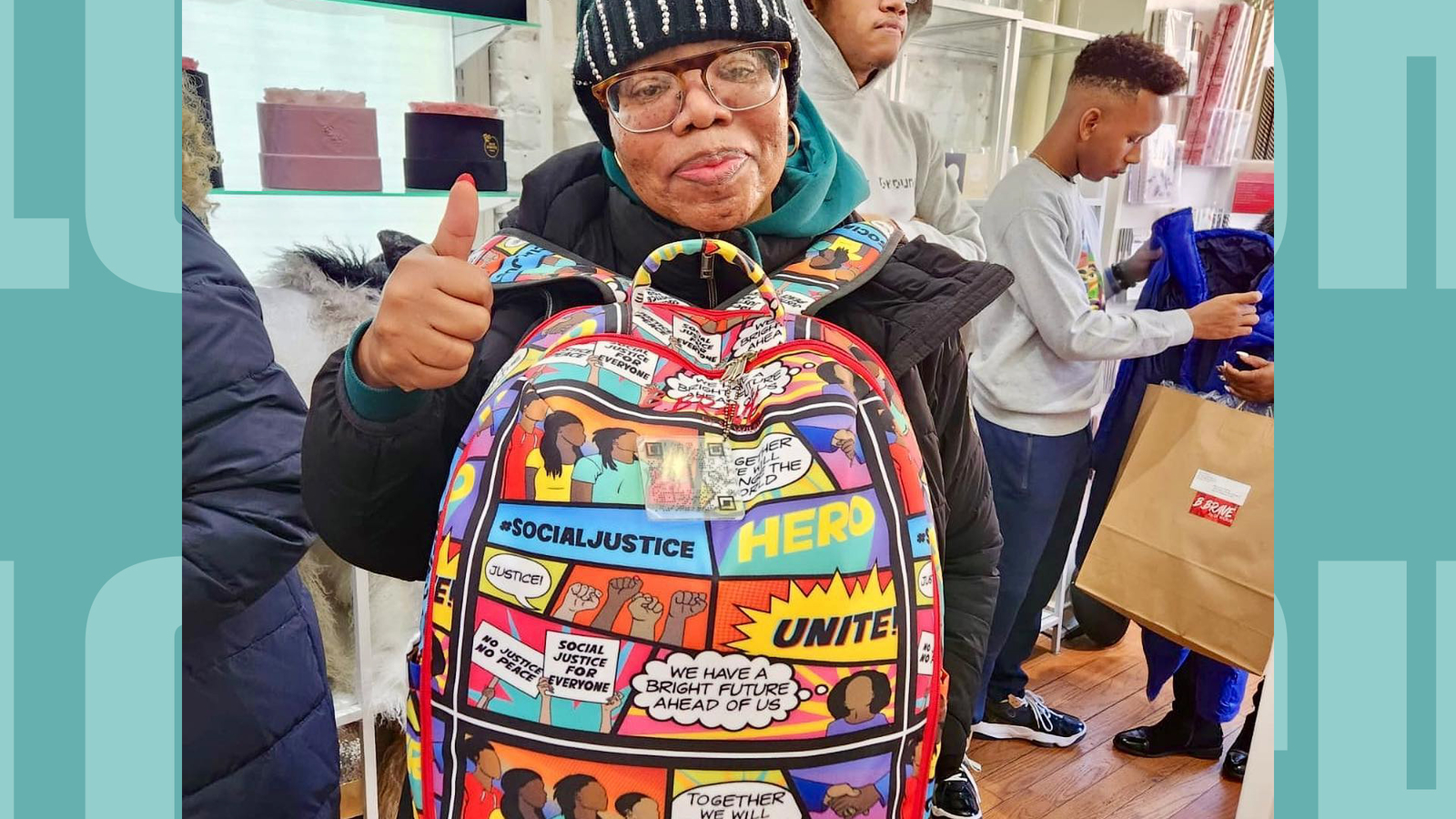 These backpacks carry uplifting social-justice messages - ABC7 Chicago
