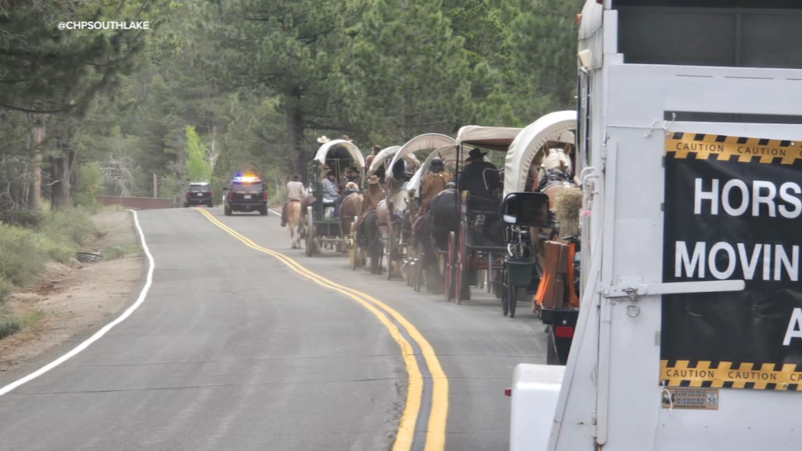 75th annual Wagon Train over Sierra reenacts 'Great Western Migration ...