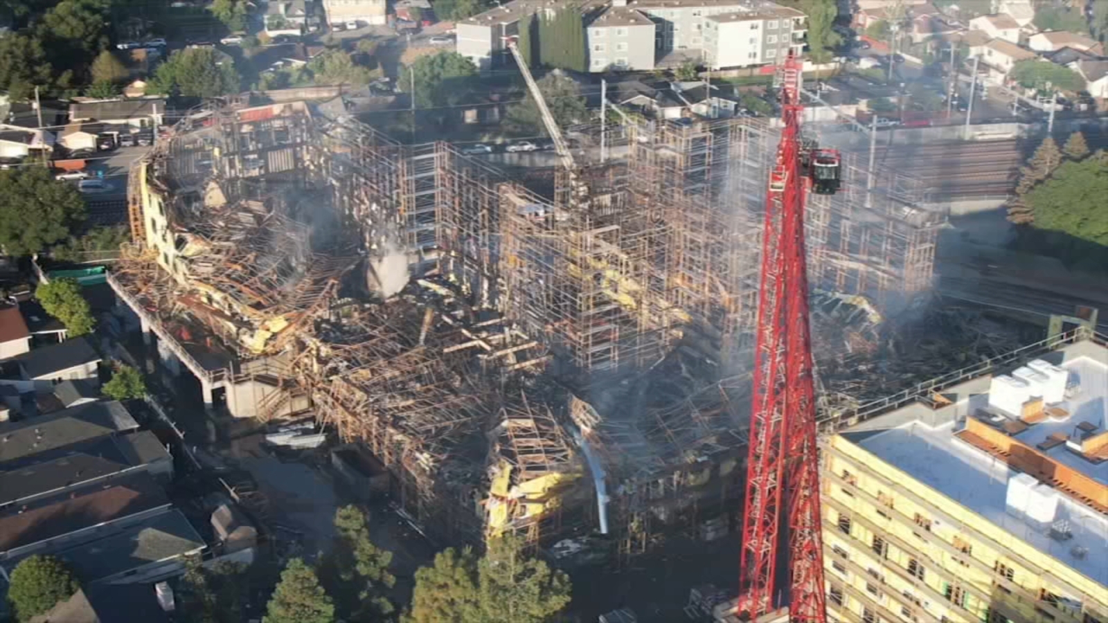 $155M Redwood City affordable housing project destroyed in massive fire ...