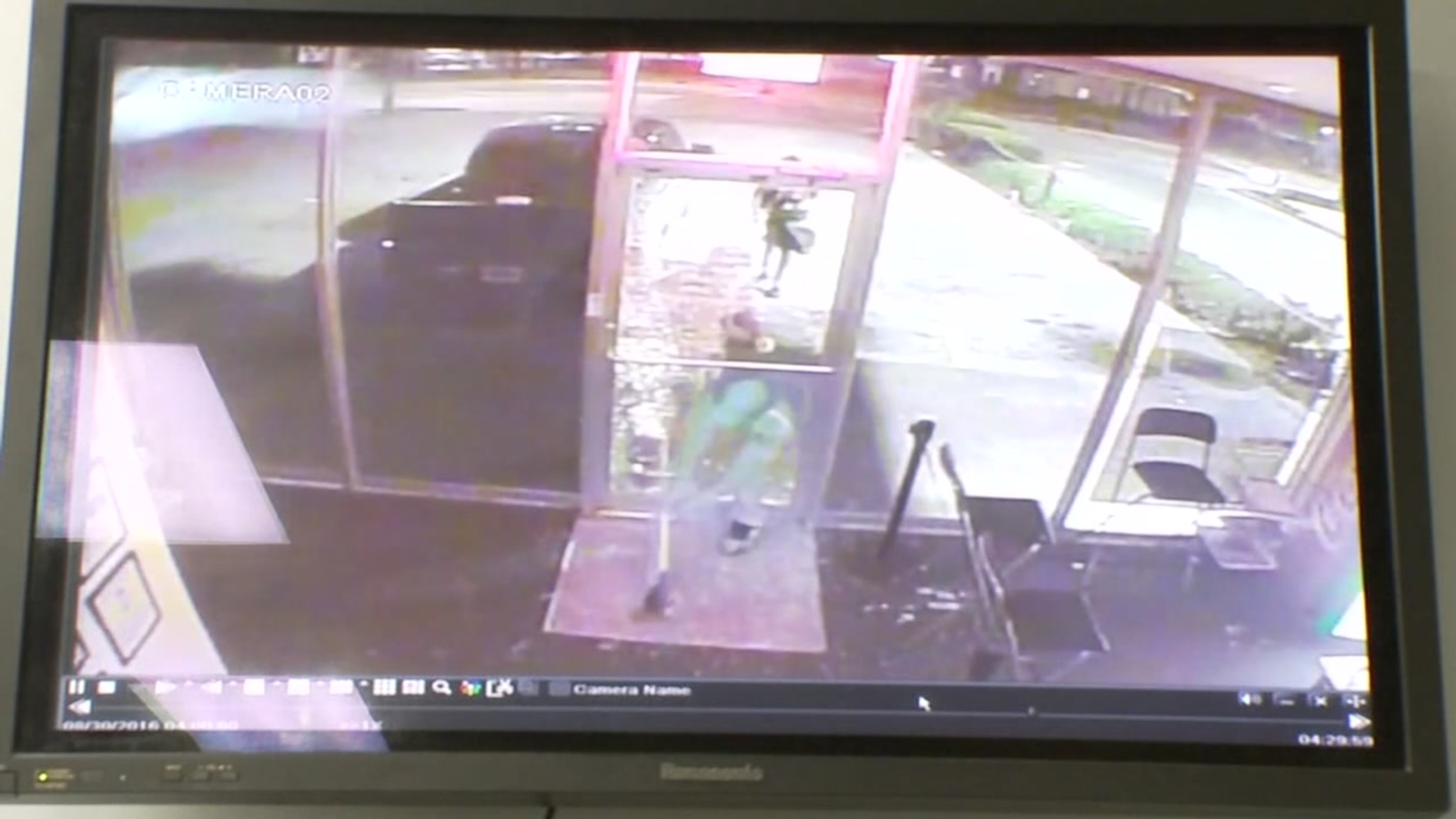 Burglary Suspects Use Sledgehammer To Smash Their Way Into Store