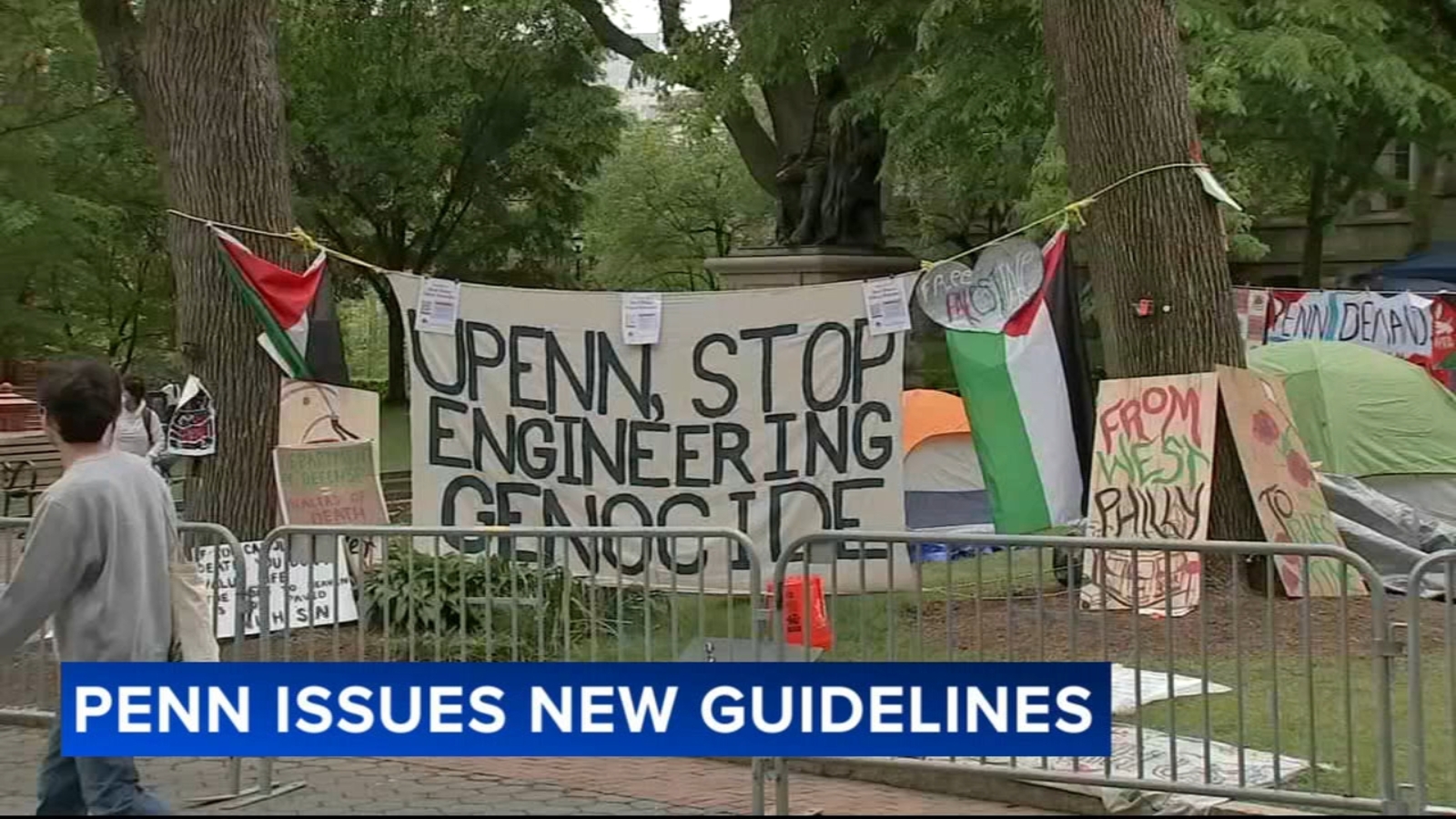 Encampments banned at the University of Pennsylvania under temporary ...