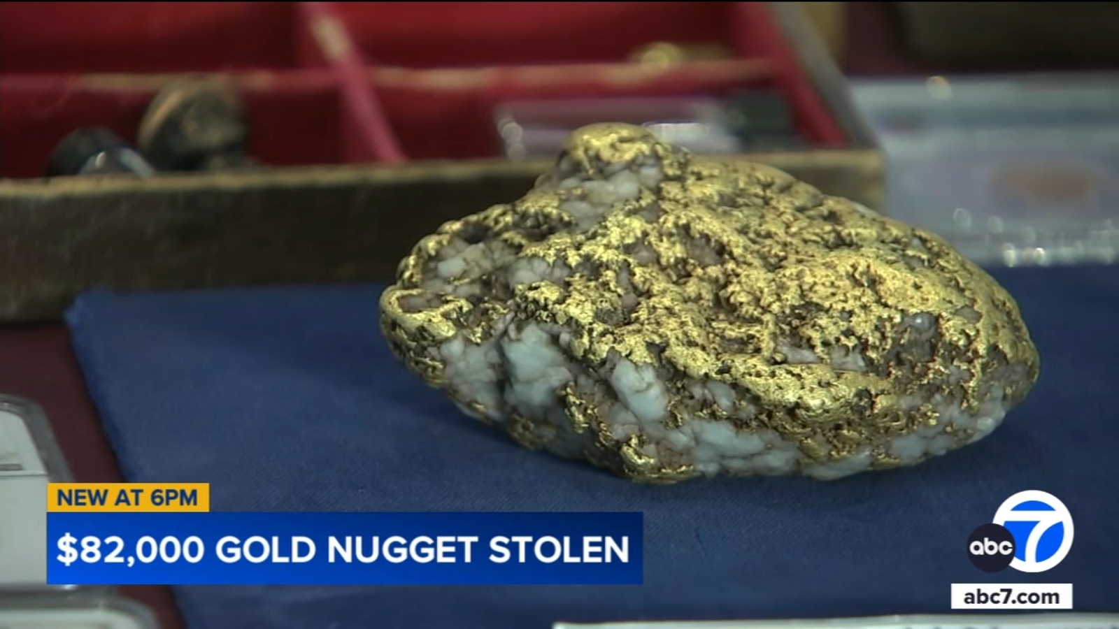 Gold nugget worth $82,000 stolen from collectibles show in Long Beach ...