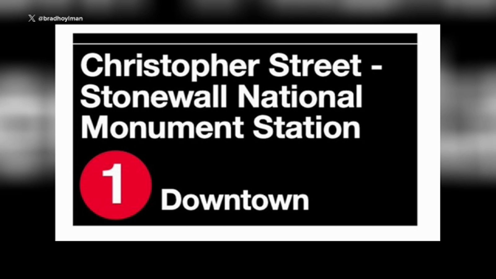 Subway renaming: State lawmakers pass bill to rename 1 train stop after ...