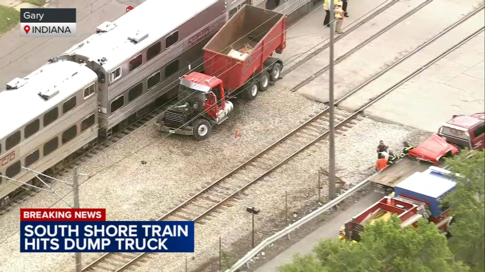 South Shore trains halted in Gary, IN after dump truck-involved crash ...
