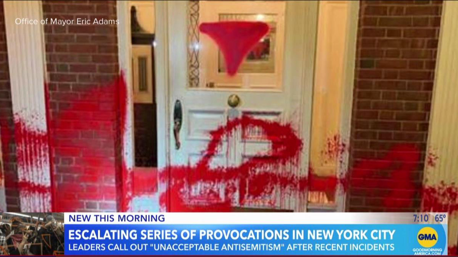 Gaza protest, vandalism targets Palestinian UN Mission in New York City ...