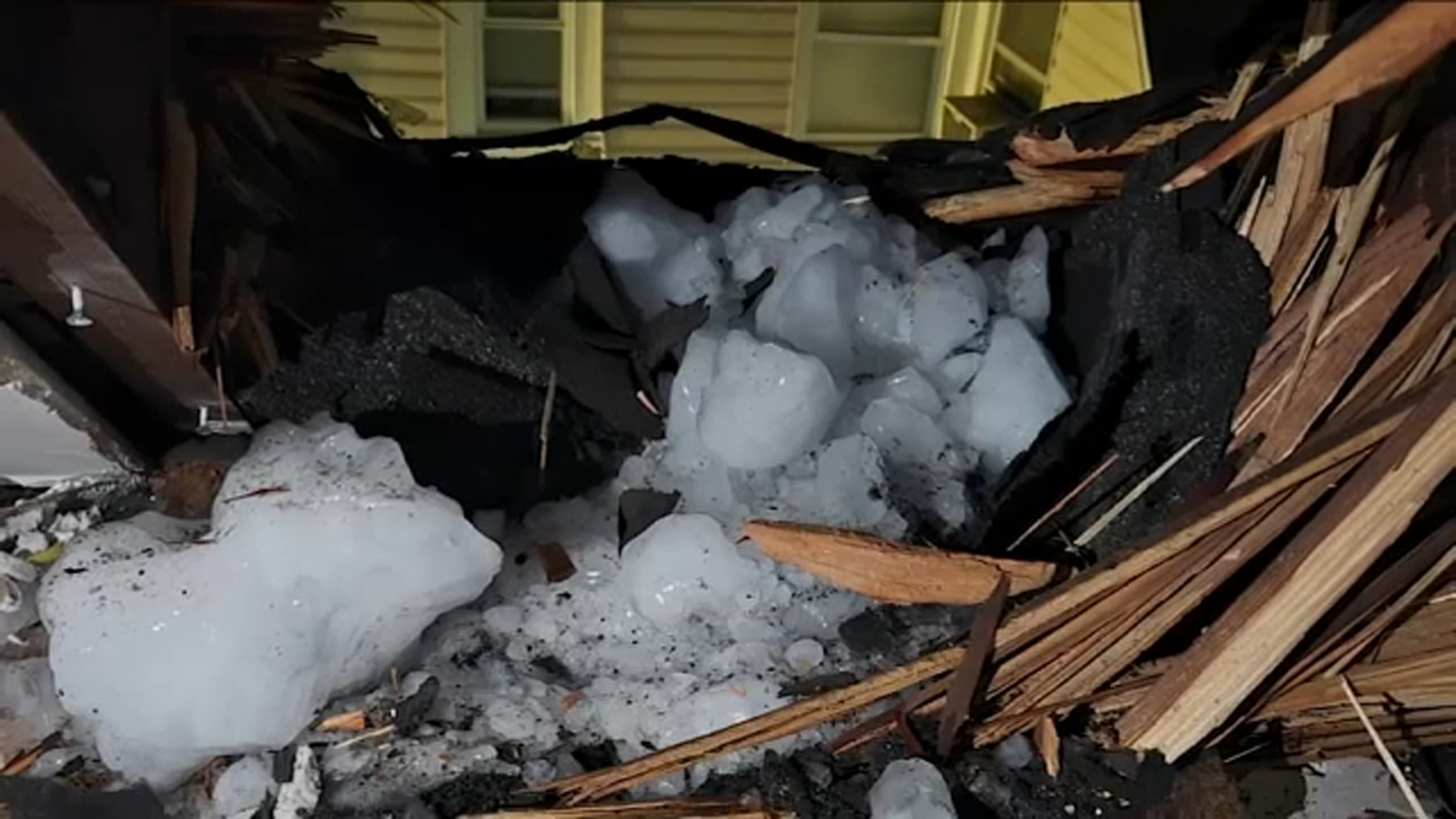 Paterson homeowners stunned after large chunk of ice falls from the sky ...