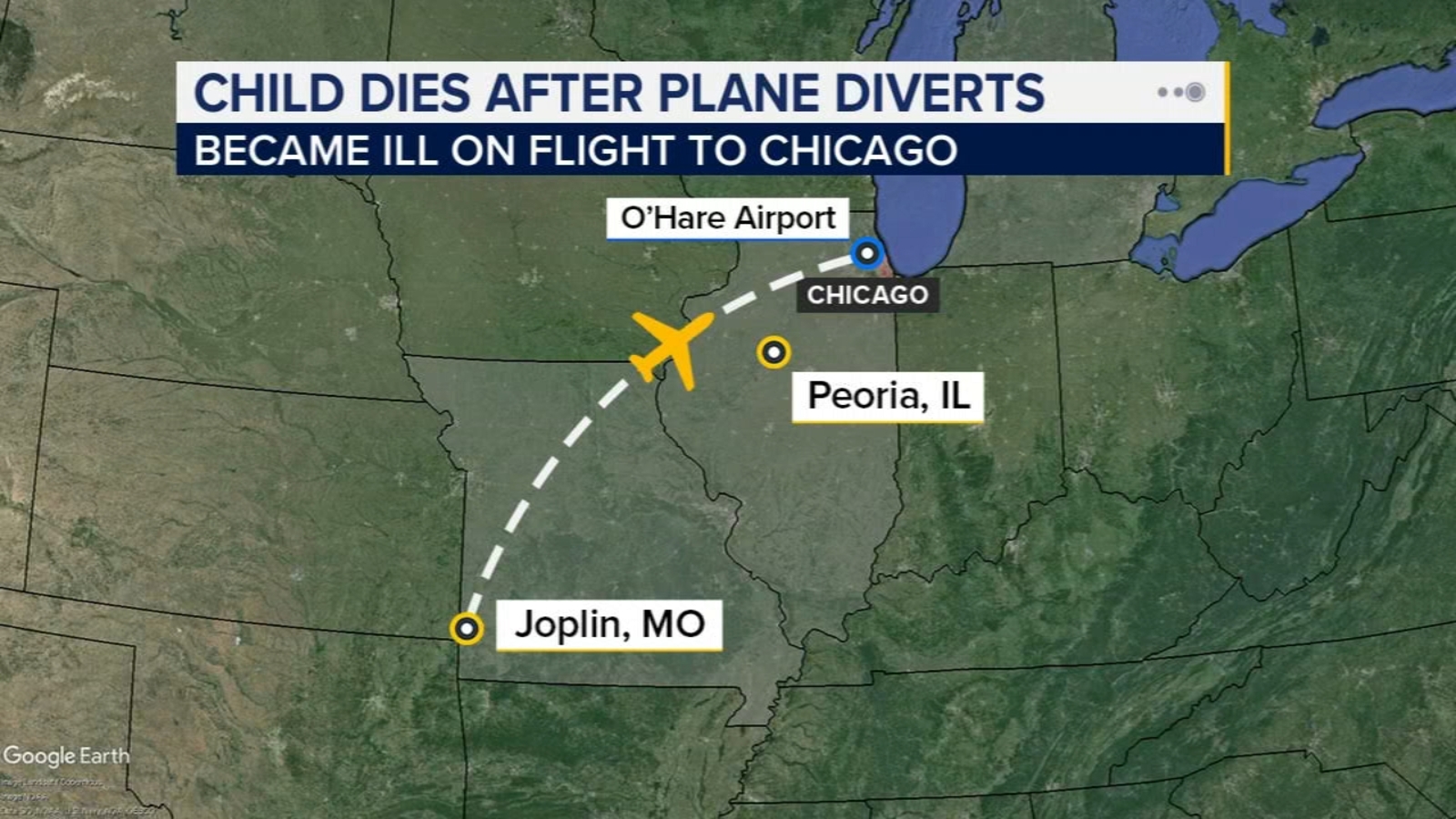 Sydney Weston, 8, dies after becoming ill on flight to O'Hare Airport ...