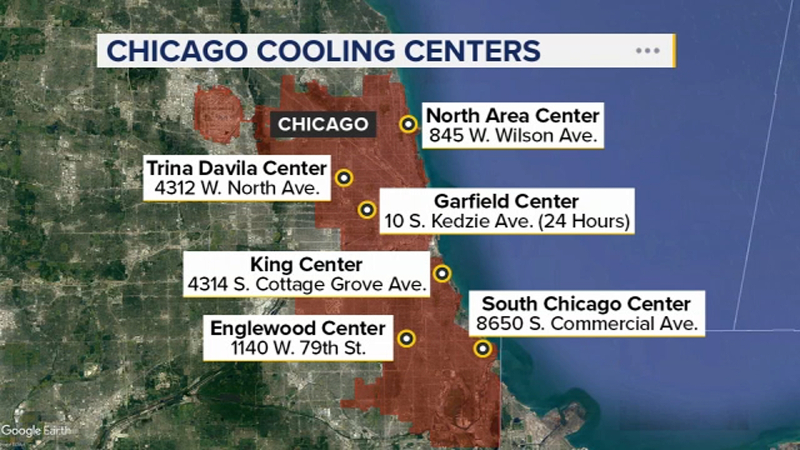Heat wave weather forecast: List of cooling centers in city, suburbs amid Chicago heat advisory ...