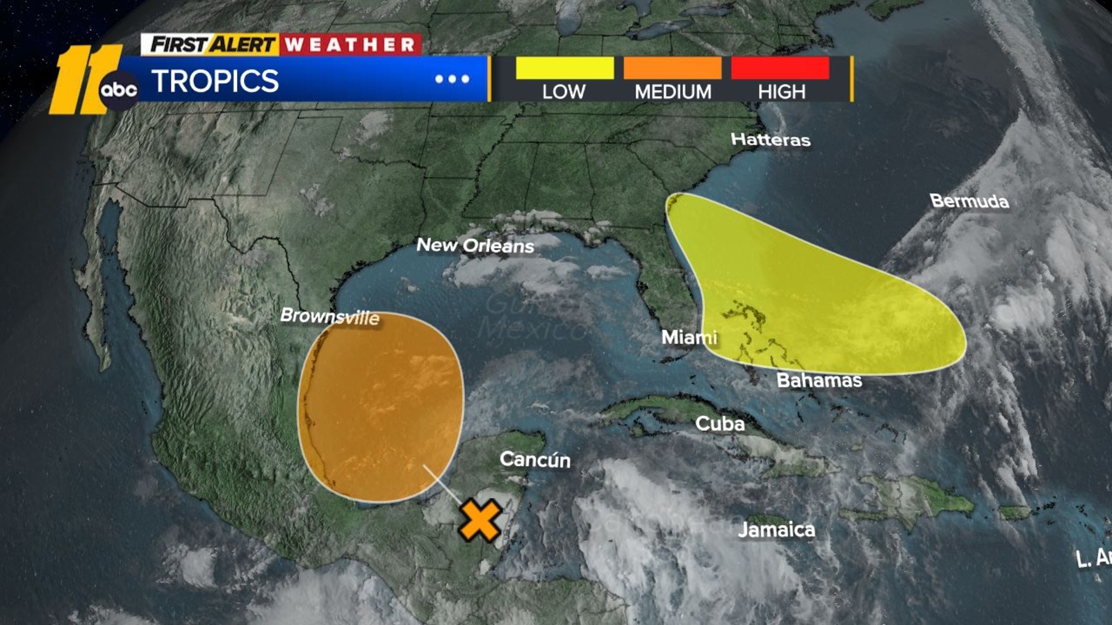 NC weather | Potential tropical development near Bahamas could impact ...