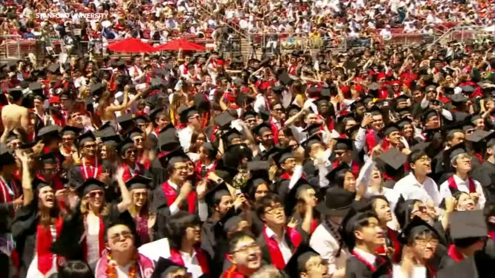 Stanford University Graduation: Hundreds of pro-Palestinian protesters ...