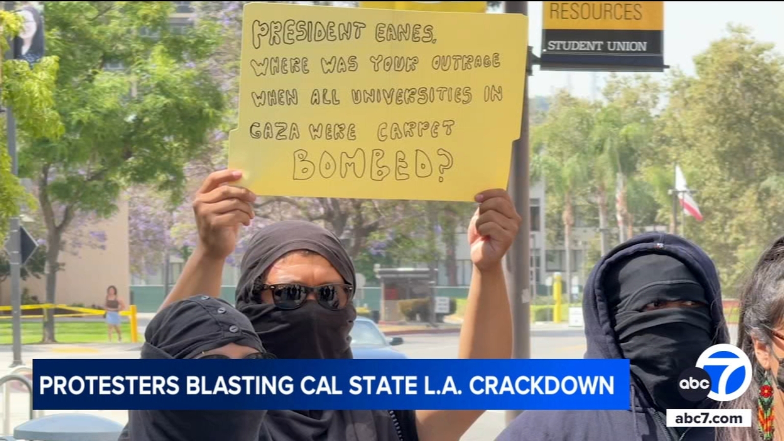 Days after pro-Palestinian encampment at Cal State LA was cleared ...